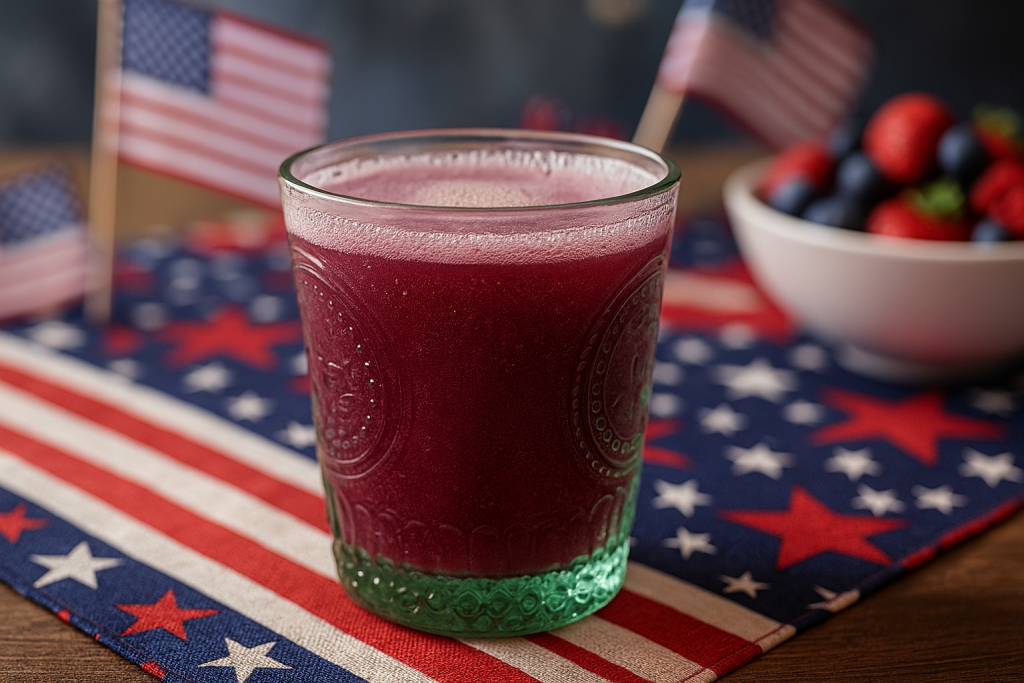 Berry Lemon Fiber Zone Drink for July 4th Gut Support